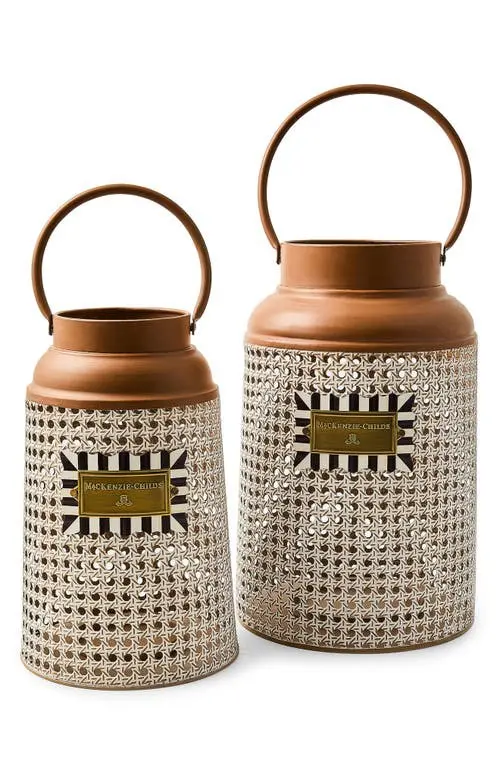 MACKENZIE-CHILDS Cane Large Lantern