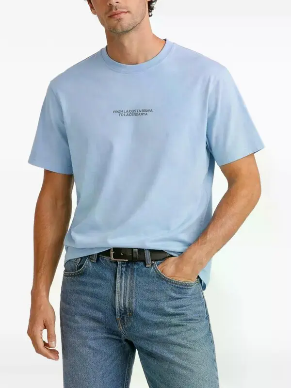 LES HÉRITIERS Slogan Print T-shirt
