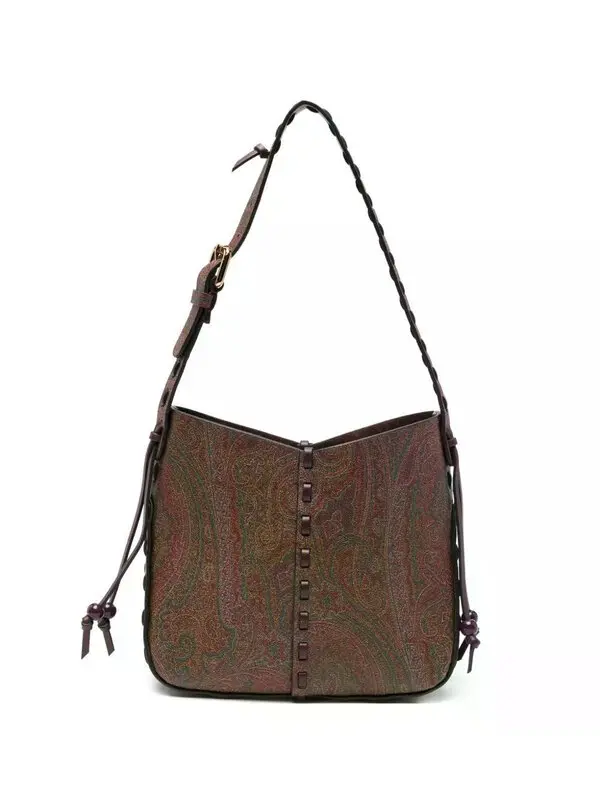 Etro Paisley Volcano Shoulder Bag - Brown