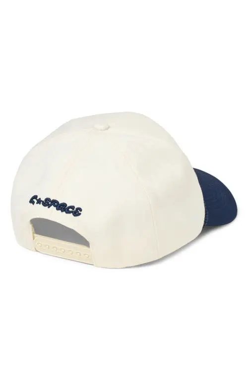 L*Space Cotton Baseball Cap With Embroidered Lettering