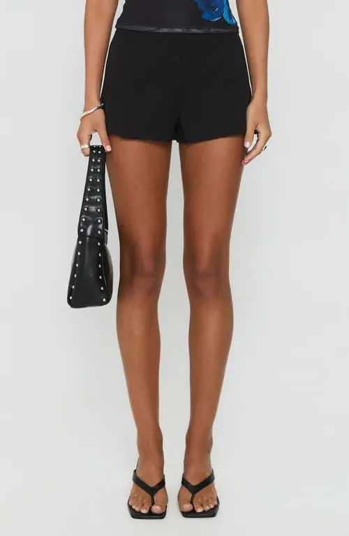 Princess Polly Film Noir Shorts - Black