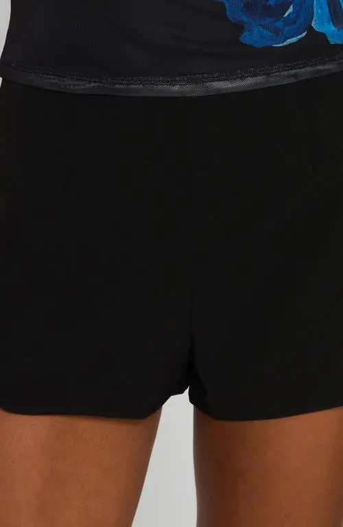 Princess Polly Film Noir Tailored Mid-rise Shorts