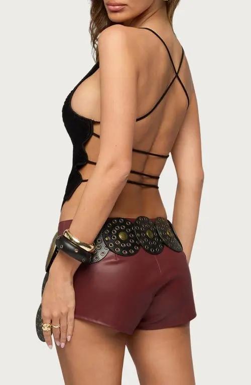 EDIKTED Kalana Strappy Open Back Top