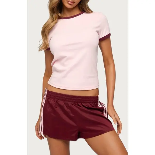 EDIKTED Zeke Contrast Trim T-shirt