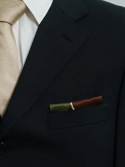 LOST PATTERN Modular Silk Pocket Square