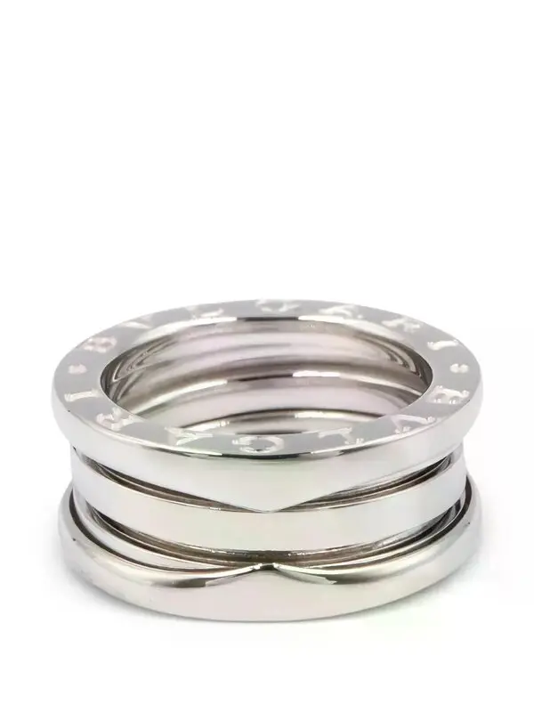 BVLGARI B.zero1 Three-band Ring In 18k White Gold