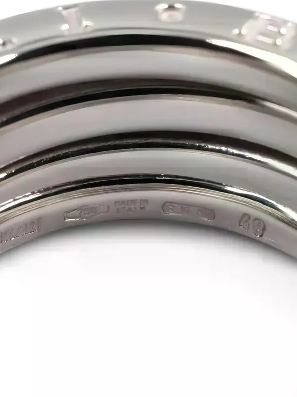BVLGARI B.zero1 Three-band Ring In 18k White Gold