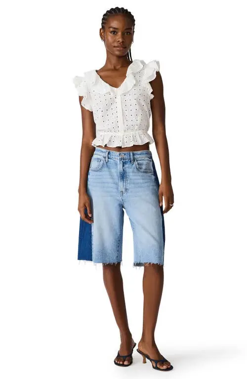 Steve Madden Mayra Cotton Eyelet Top