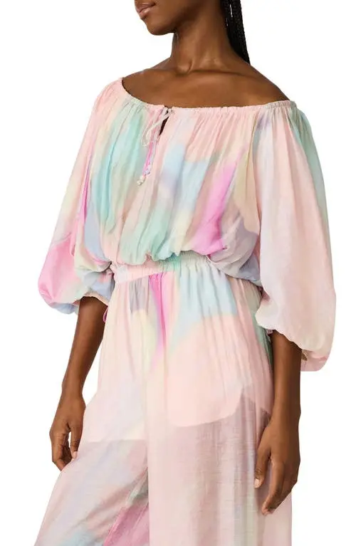 Steve Madden Auda Off-the-shoulder Bubble Top