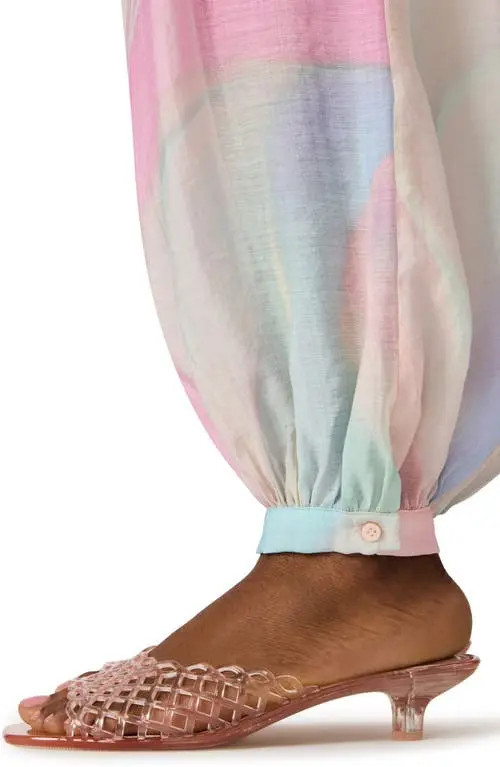 Steve Madden Auda Colorblock Parachute Pants