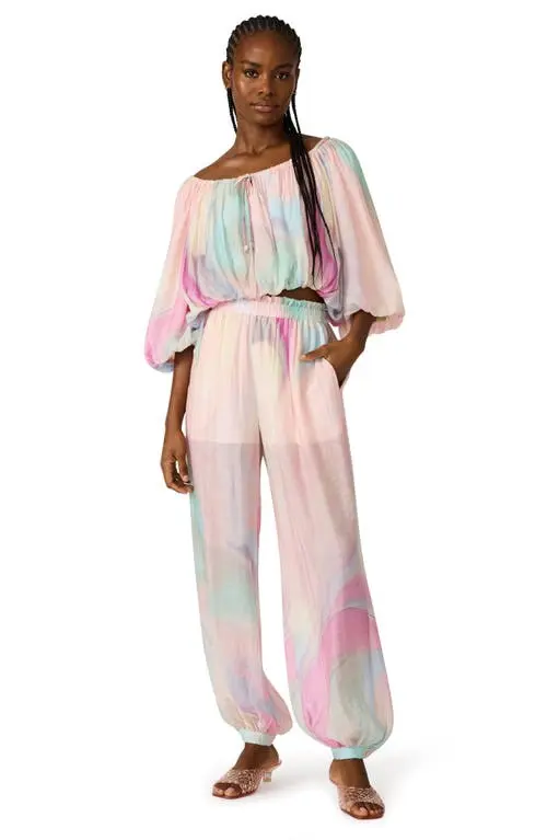 Steve Madden Auda Colorblock Parachute Pants