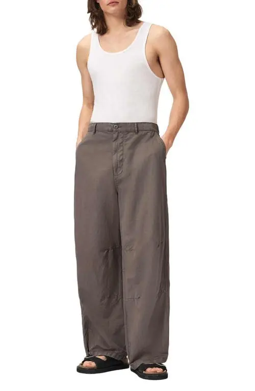 ALLSAINTS Echo Wide Leg Trousers - Gull Grey