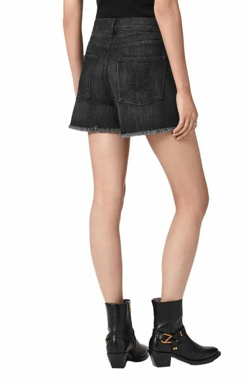 ALLSAINTS Heidi Studded Denim Shorts