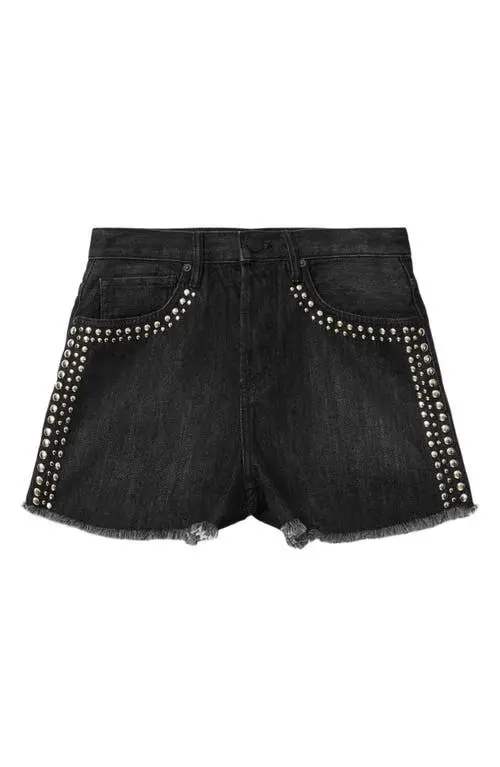 ALLSAINTS Heidi Studded Denim Shorts