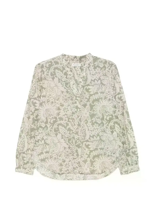 Marc O'polo Long-sleeve Floral Print Blouse