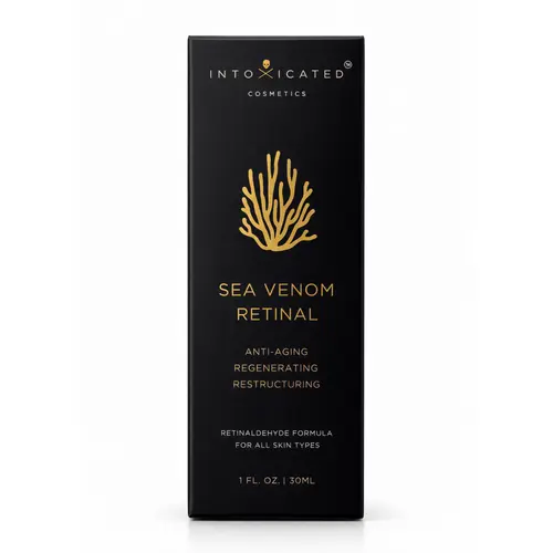 INTOXICATED COSMETICS Sea Venom Retinal | 1fl.oz/30ml | Anti-aging Time Released Retinaldehyde | Regenerating Sensamone P5 | Restructuring