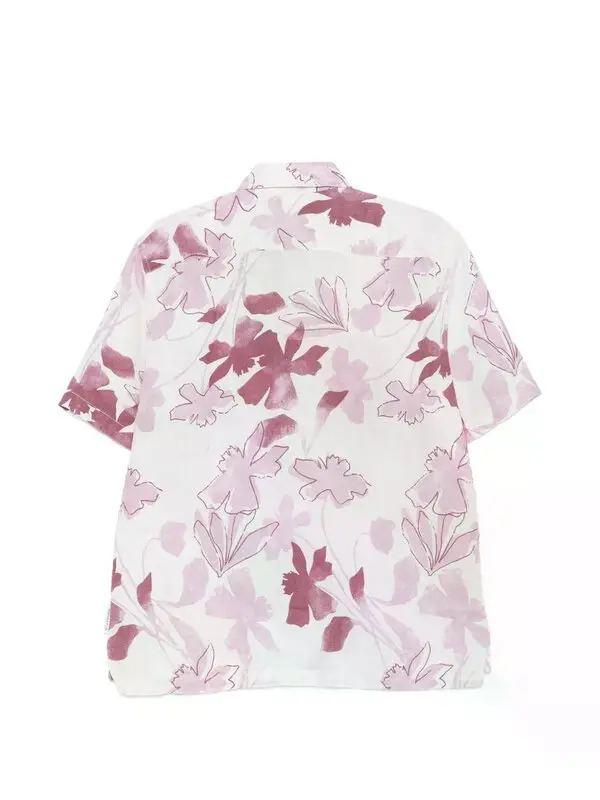 Marc O'polo Floral-print Short-sleeve Shirt