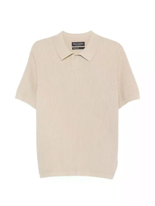Marc O'polo Ribbed-knit Polo Shirt