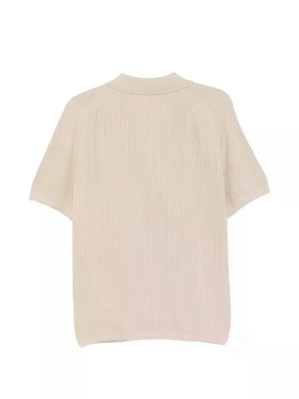 Marc O'polo Ribbed-knit Polo Shirt