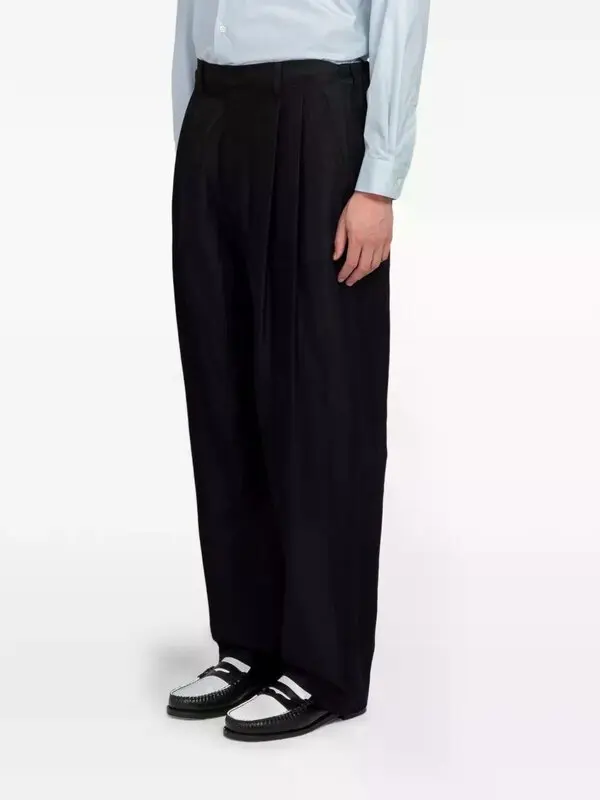 SSSTEIN Pleated Wide-leg Trousers