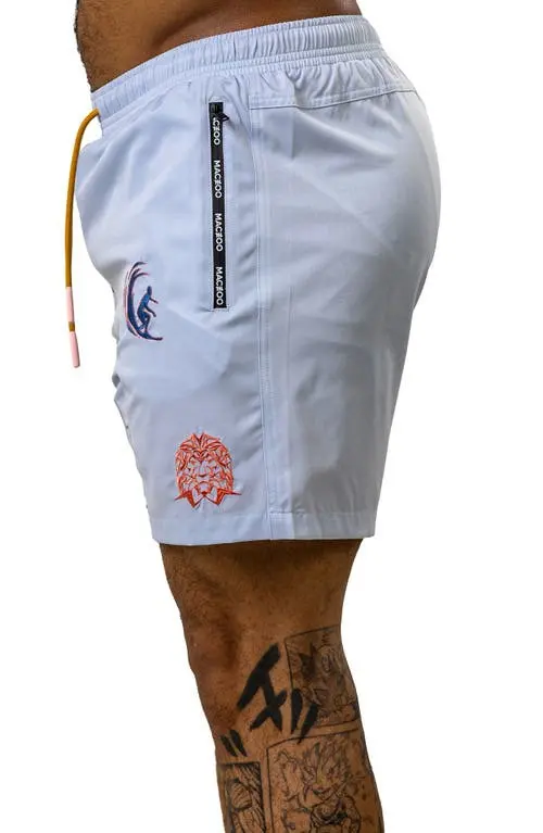 MACEOO Marthyr Print Swim Trunks
