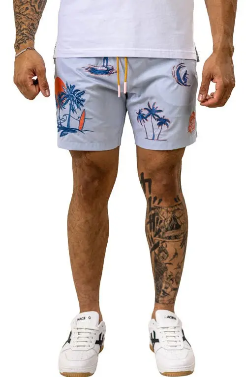 MACEOO Marthyr Print Swim Trunks