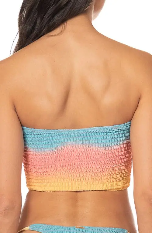 MAAJI Smocked Strapless Bikini Top