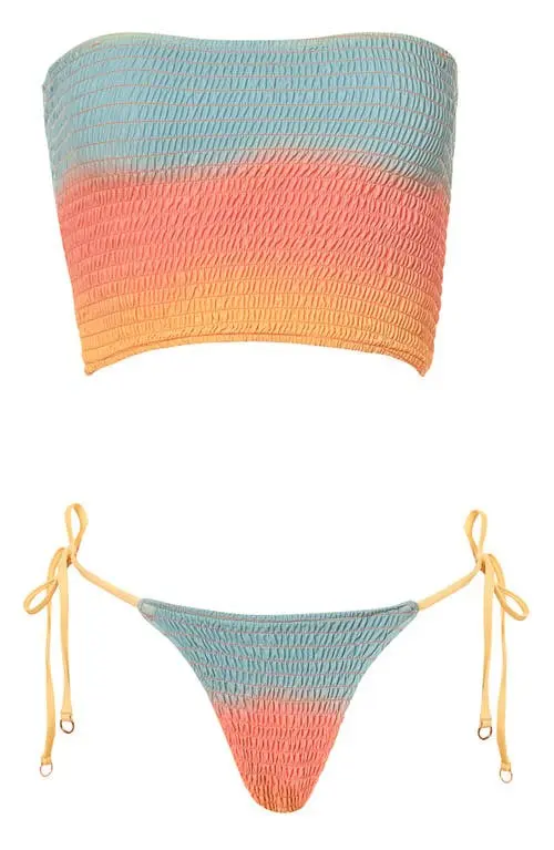 MAAJI Smocked Strapless Bikini Top