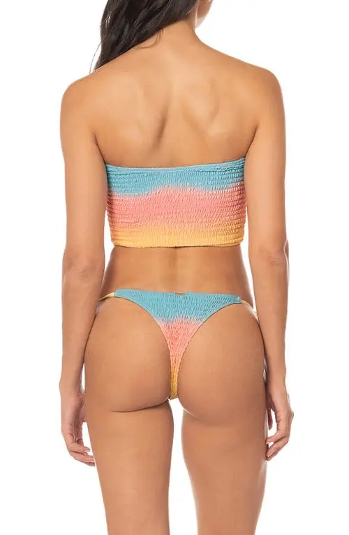 MAAJI Smocked Strapless Bikini Top