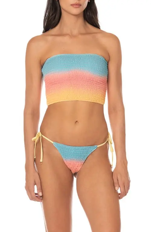 MAAJI Smocked Strapless Bikini Top