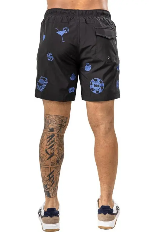 MACEOO Martyr Swim Trunks With Printed Pattern