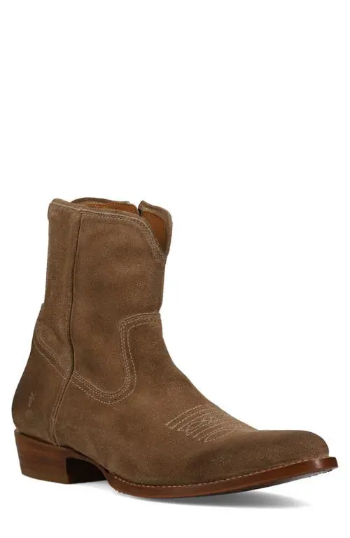 THE FRYE COMPANY Austin Western Leather Zip-up Boots