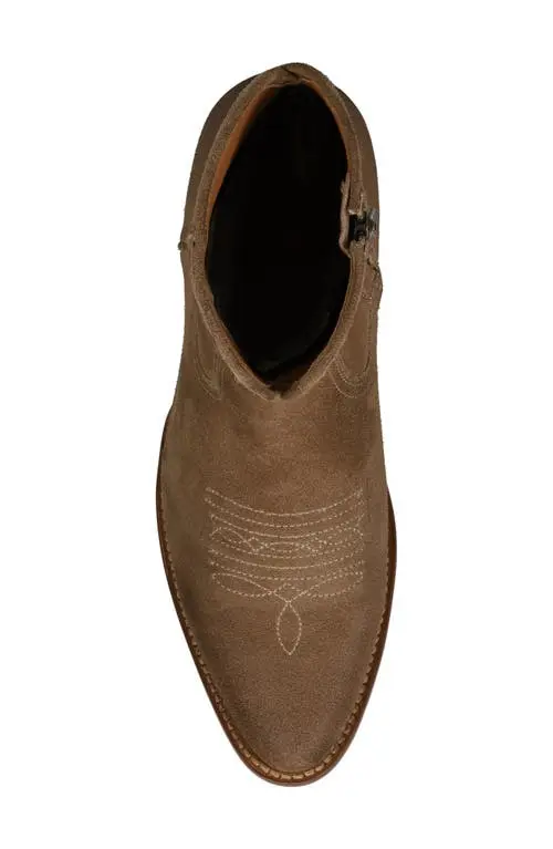 THE FRYE COMPANY Austin Western Leather Zip-up Boots