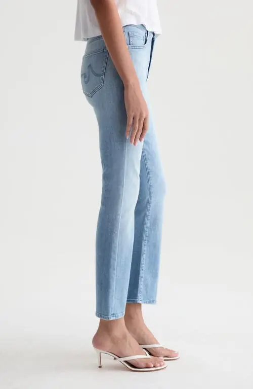 Ag Farrah Mid Rise Crop Bootcut Jeans - Flight
