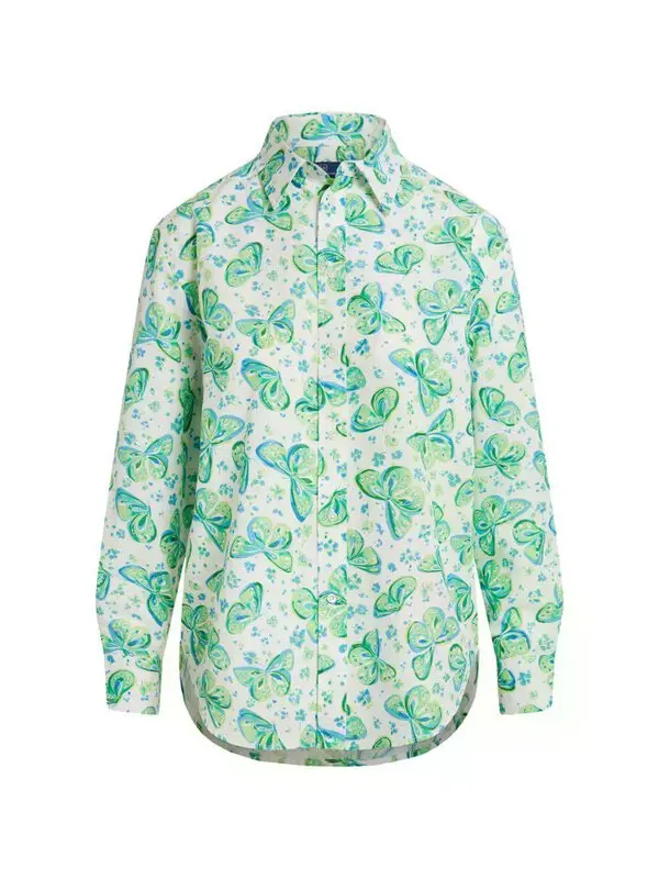 Polo Ralph Lauren Butterfly Print Shirt - White