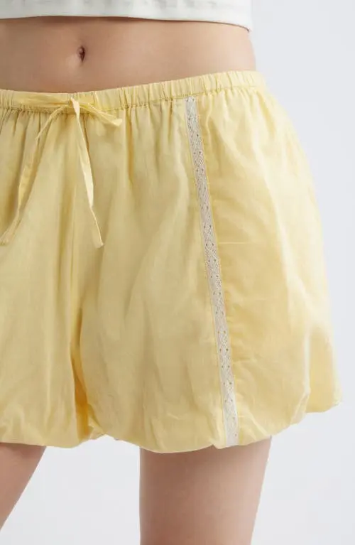 DAMSON MADDER Maura Lace Trim Shorts