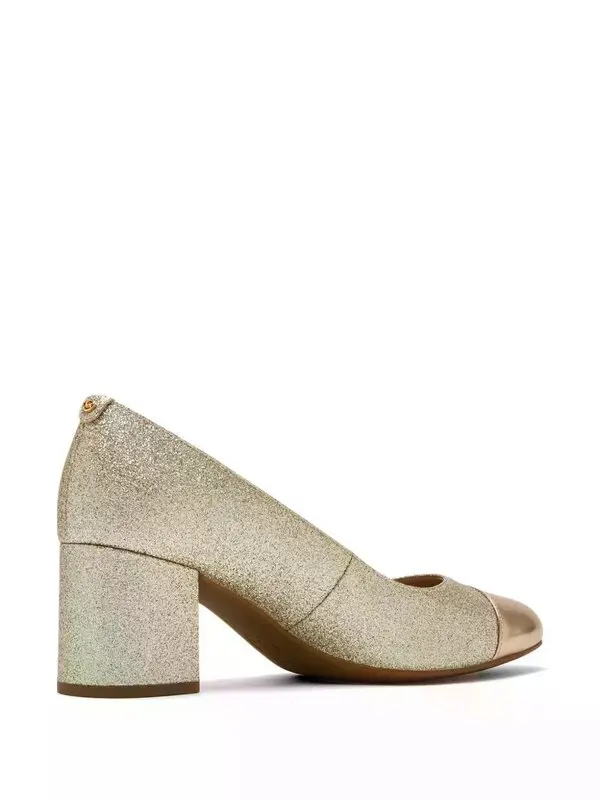 Michael Kors Glitter-effect Cap-toe Pumps