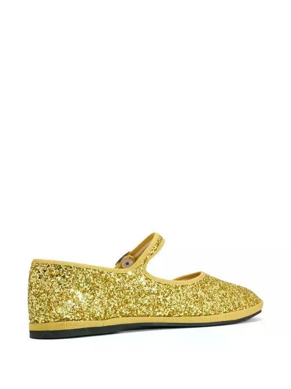 CAPULETTE Capucette Bambina Glitter-effect Mary Jane Shoes