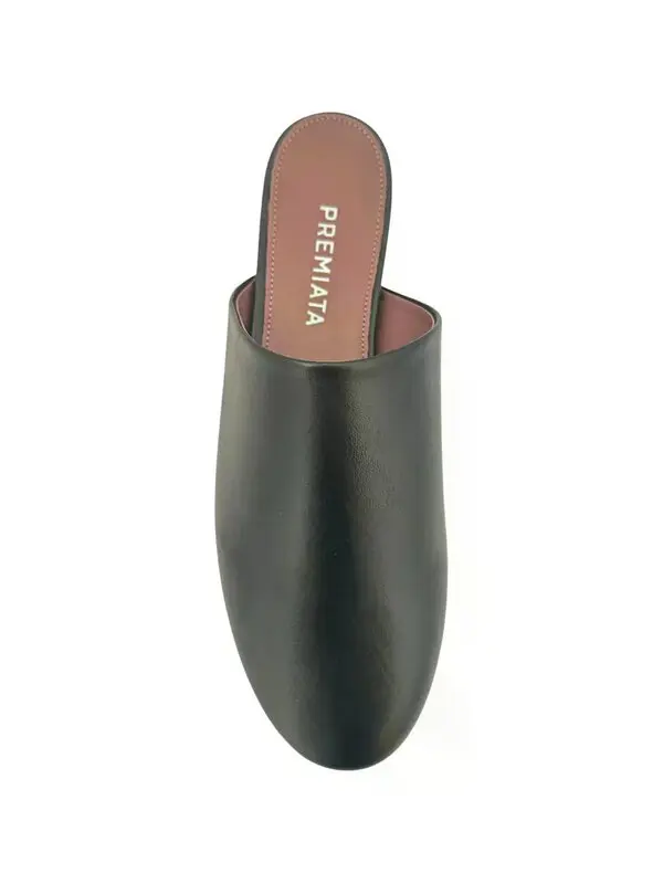Premiata Leather Almond-toe Mules