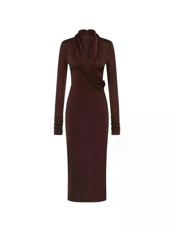 Rebecca Vallance Hazine Midi Dress - Brown