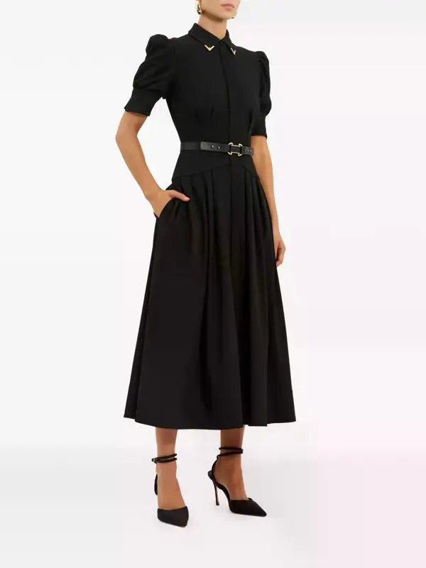 Rebecca Vallance Zendaya Belted Midi Dress