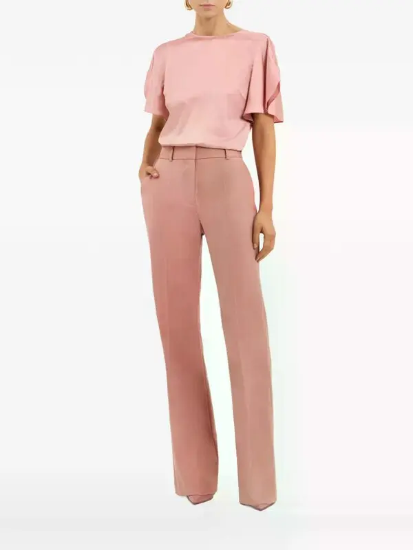 Rebecca Vallance Alina Flutter-sleeve Blouse