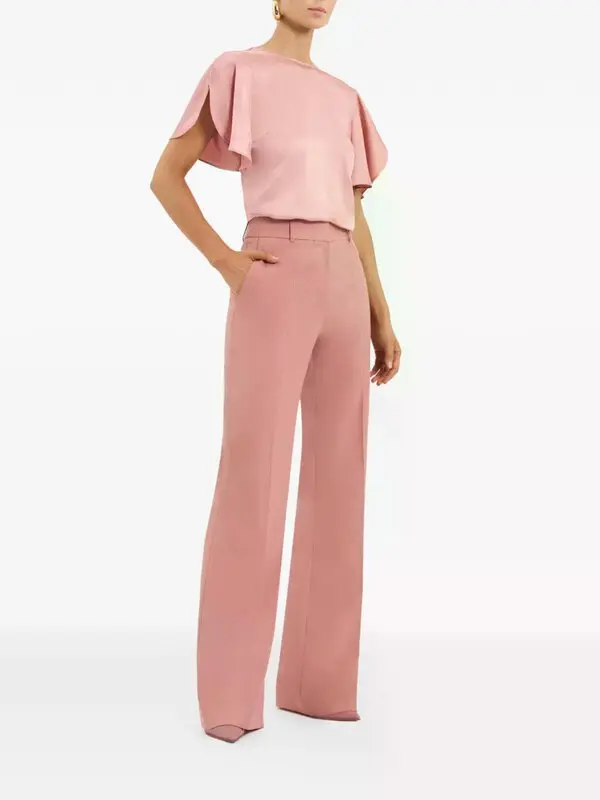Rebecca Vallance Alina Flutter-sleeve Blouse