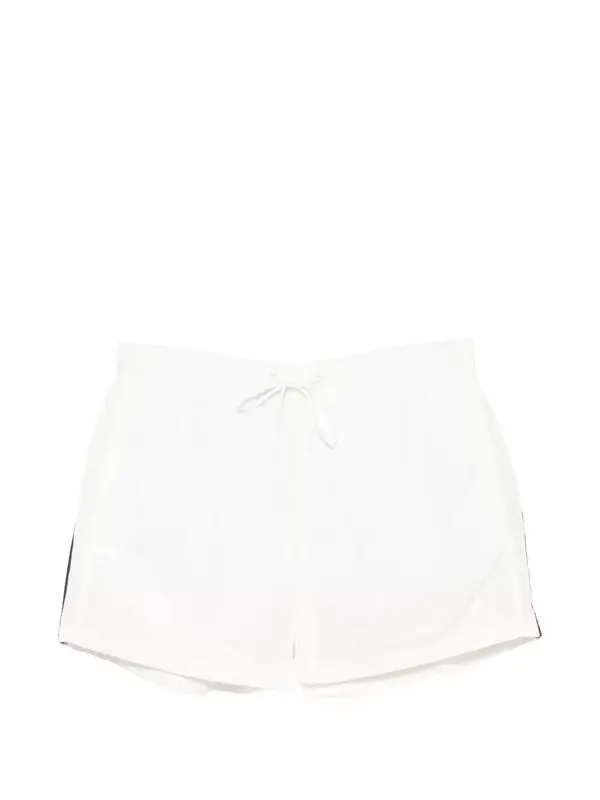 Sundek Stripe-trim Swim Shorts - White