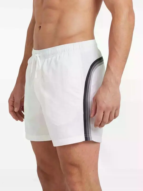 Sundek Stripe-trim Swim Shorts