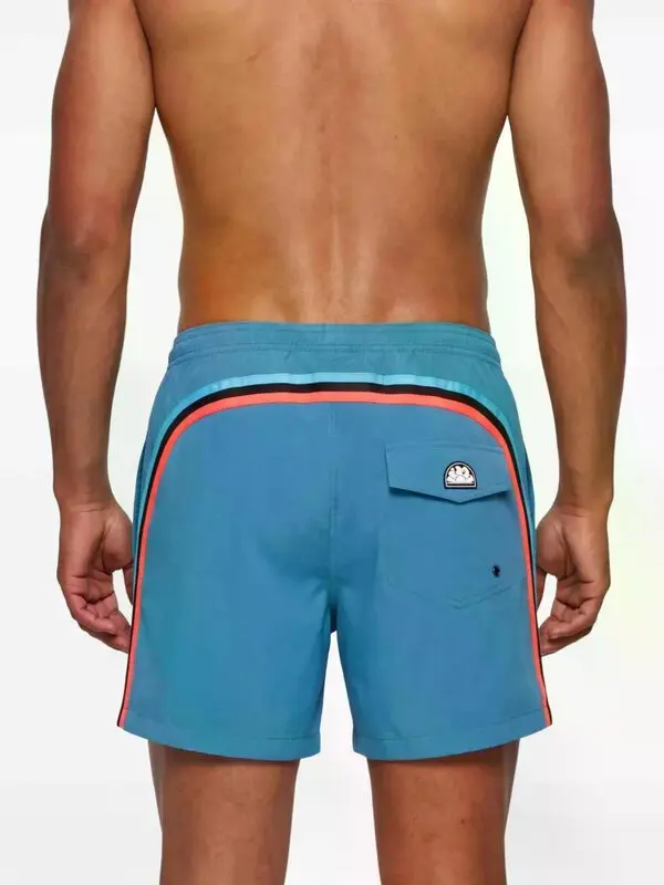 Sundek Logo Print Swim Shorts