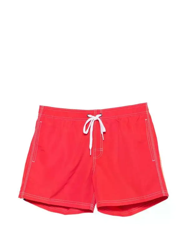 Sundek Stripe-trim Swim Shorts