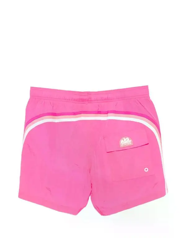 Sundek Stripe Detail Drawstring Swim Shorts