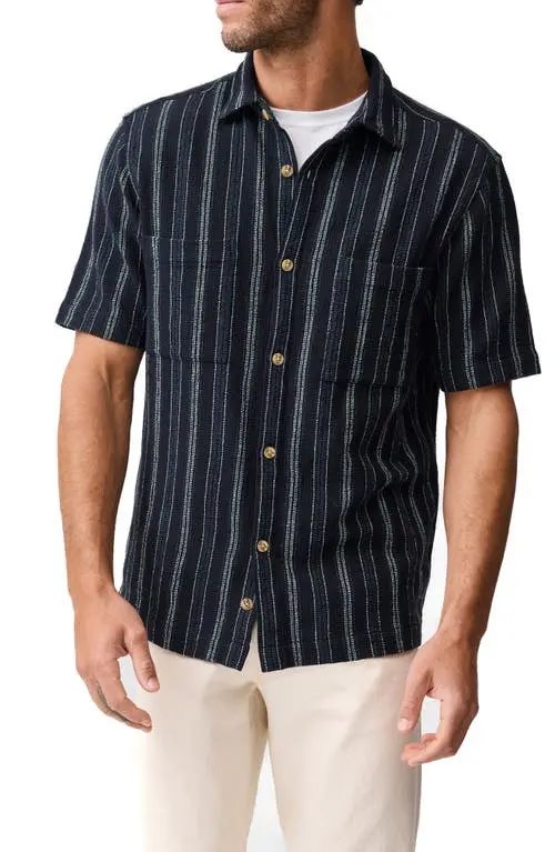 Rodd & Gunn Harley Open Weave Short Sleeve Button-up Shirt
