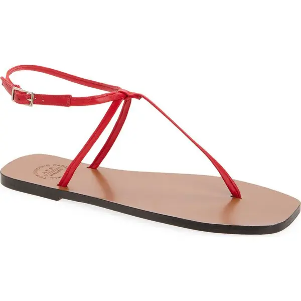 ATP ATELIER Alassio Ankle Strap Sandal - Melograno